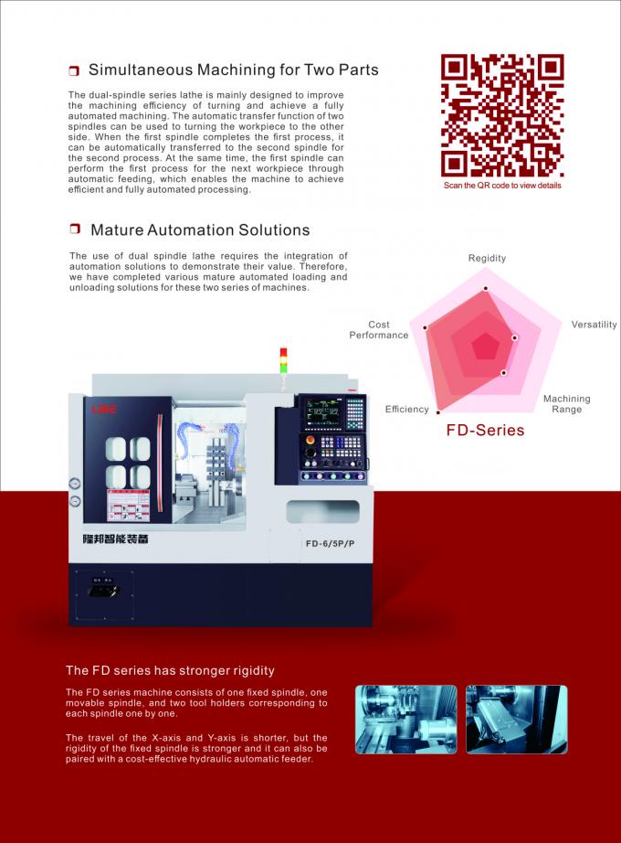Heavy Duty High Accuracy Multi Spindle Cnc Machine Headstock Spindle Lathe